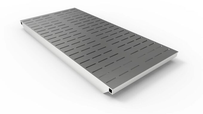 Buy a 50" wide ADA/Heel proof stainless steel slotted trench drain ...