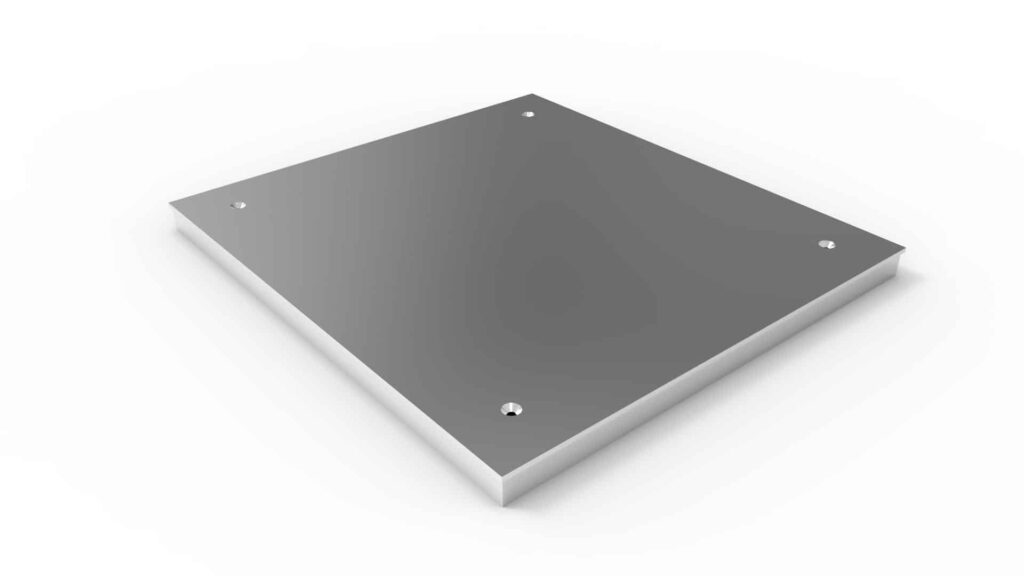 Buy a 26" wide stainless solid trench drain cover - Eric'sons Manufacturing