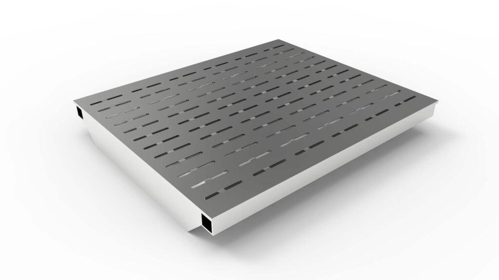 Buy a 20" wide ADA/Heel proof stainless steel slotted trench drain ...