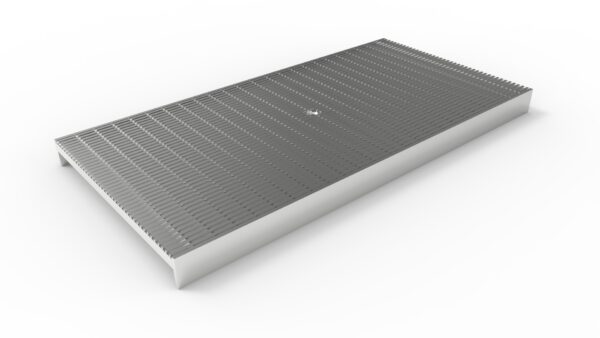 Buy a 12" wide stainless mesh trench drain grate - Eric'sons Manufacturing
