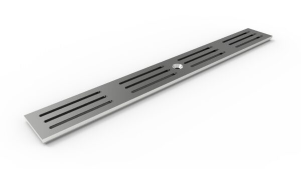 3-inch Wide ADA Heel-Proof Stainless Steel Trench Grate