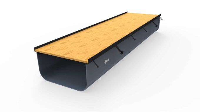 Buy a 24 inch wide precast trench drain - Eric'sons Manufacturing