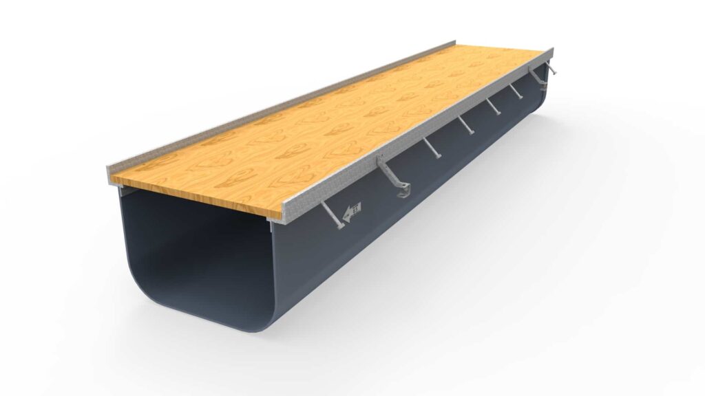 Buy an 18 inch wide precast trench drain - Eric'sons Manufacturing