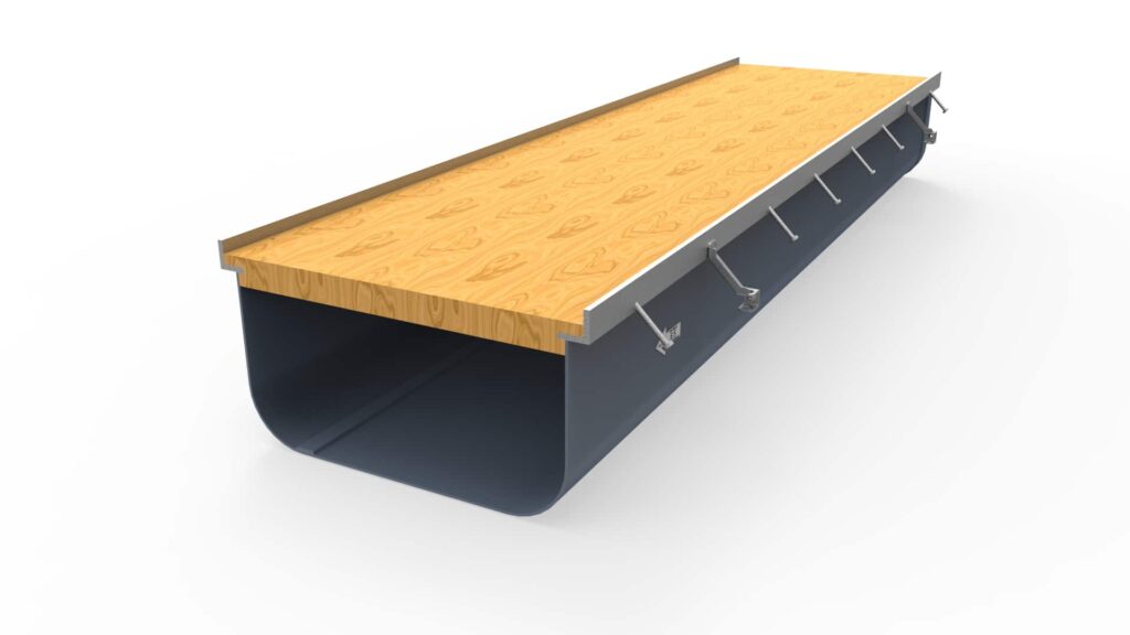 Buy a 24" wide trench drain forming system - Eric'sons Manufacturing