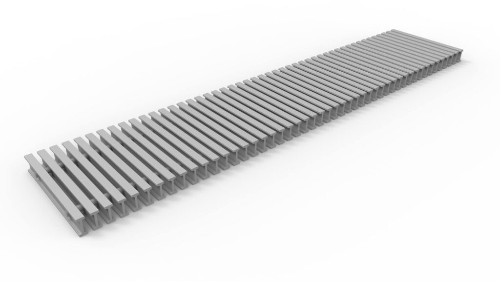 Buy a 10-in Wide ADA Fiberglass I-Bar Trench Drain Grate