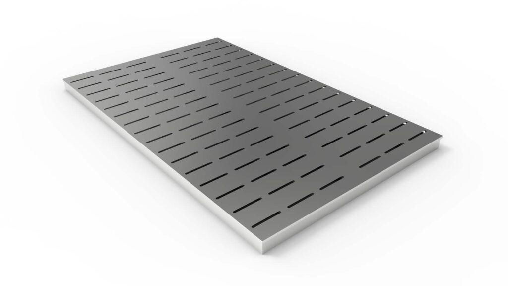 Buy a 38" wide ADA/Heel proof stainless steel slotted trench drain ...