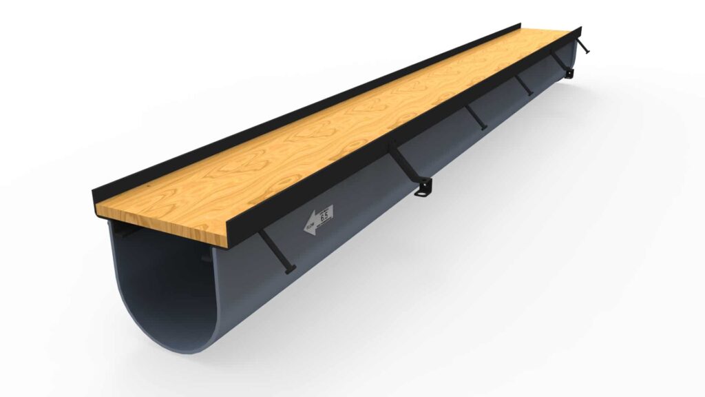 Buy an 8 inch wide precast trench drain - Eric'sons Manufacturing