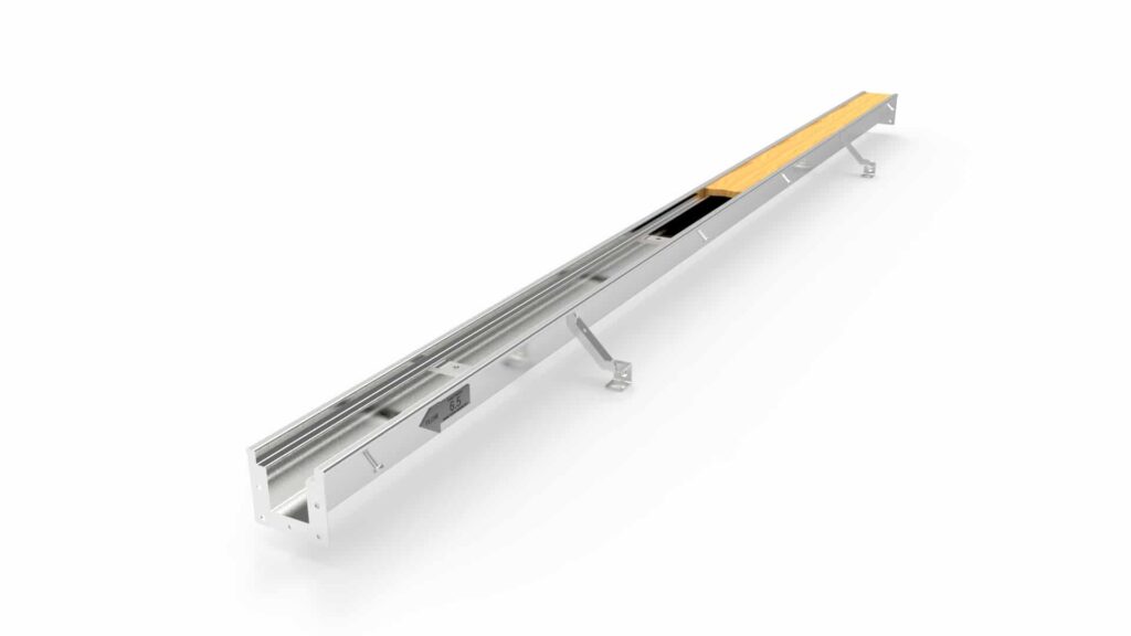 Buy 2" wide stainless trench drain - Eric'sons Manufacturing