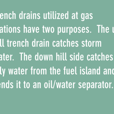 Trench Drains and Slotted Drains for Gas Stations and Fueling Stations ...