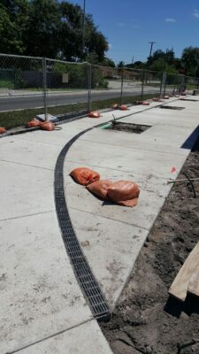 Buy Curved Slot Drains I Eric'sons Dura Trench